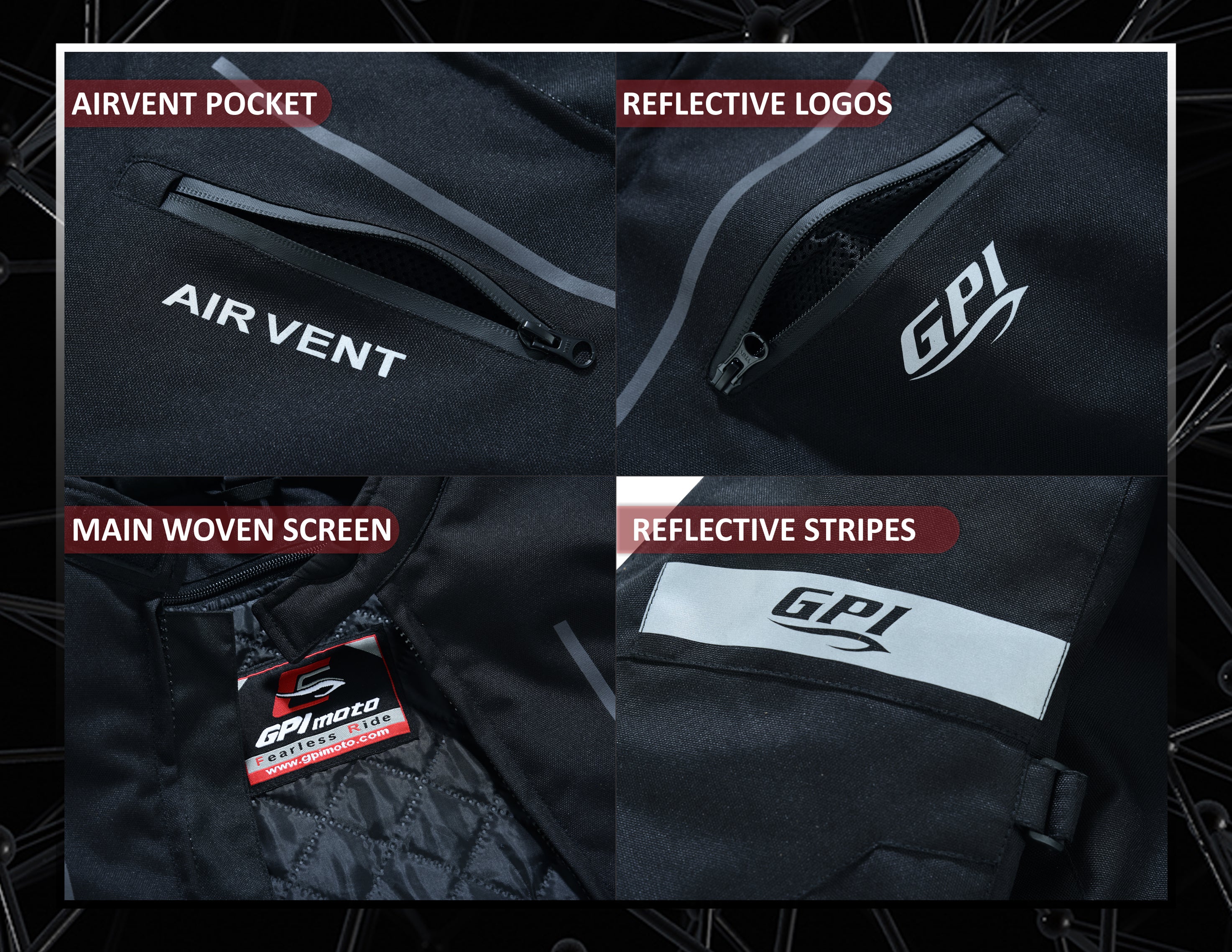 Men’s All-Season High Premium Quality Soft Adjustable Motorcycle Jacke ...